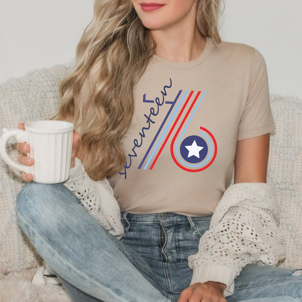 Seventeen 76 Unisex T-shirt – Print Bar Apparel